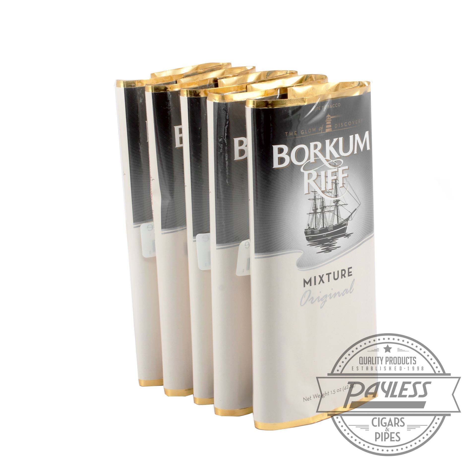 Borkum Riff Original 1.5Oz Pouches (Unit Of 5) | Payless Cigars & Pipes