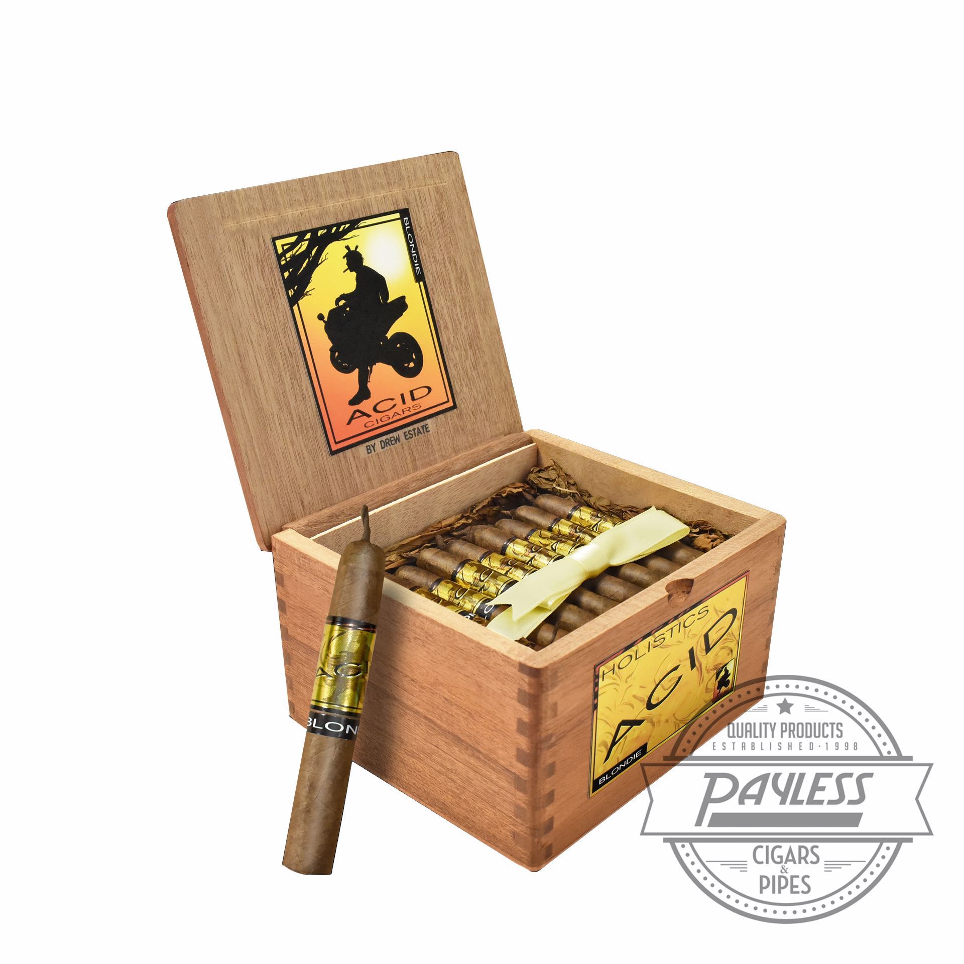 Acid Blondie Gold by Drew Estate: Medium Sumatra Cigar Acid Blondie Gold by Drew Estate: Medium Sumatra Cigar